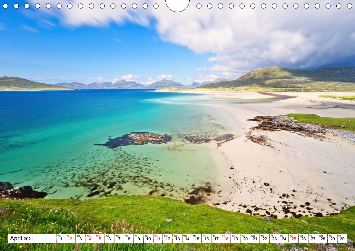 Outer Hebrides - Scotland Scottish dream beaches and landscapes - CALVENDO