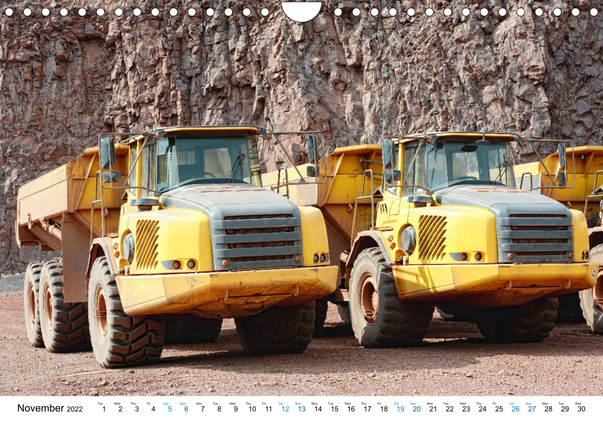 Mining machines in action - Various open-pit mines - CALVENDO