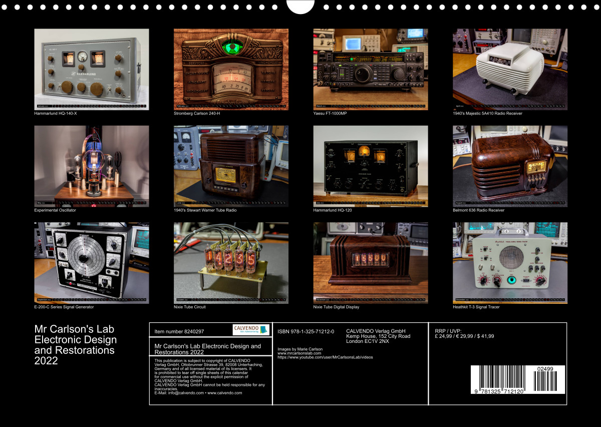 Mr Carlson's Lab Electronic Design and Restorations - CALVENDO