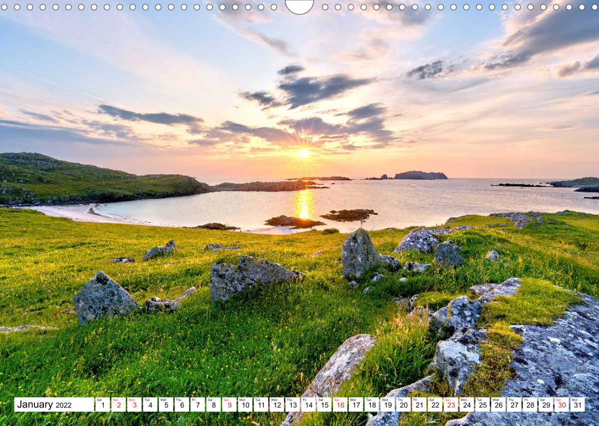 Outer Hebrides - Scotland Scottish dream beaches and landscapes - CALVENDO