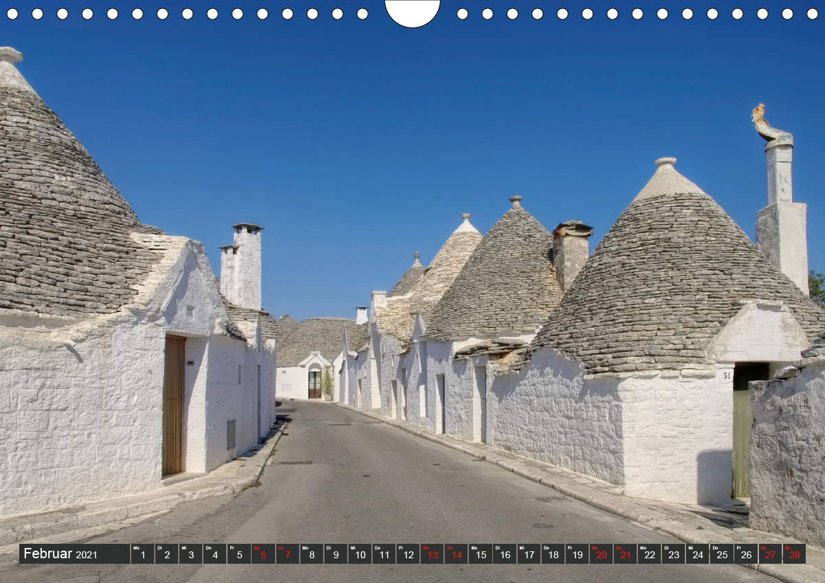 Trulli in Apulien - Einzigartige Rundhäuser im Süden Italiens - CALVENDO