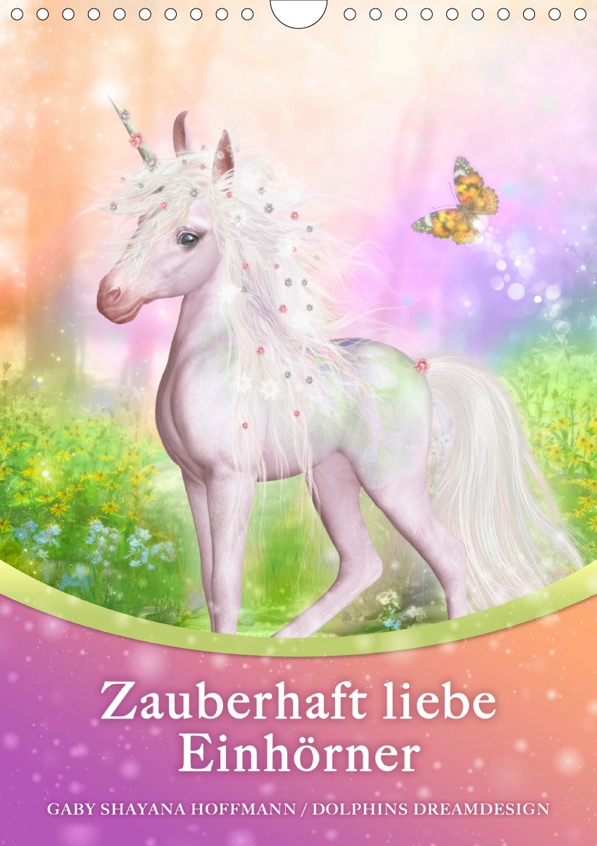 Zauberhaft liebe Einhörner - Kalender - CALVENDO