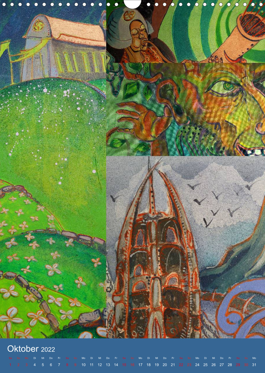 Thilia. Reise durch Mittelerde. Acrylmalerei von Michael Weiler. - CALVENDO