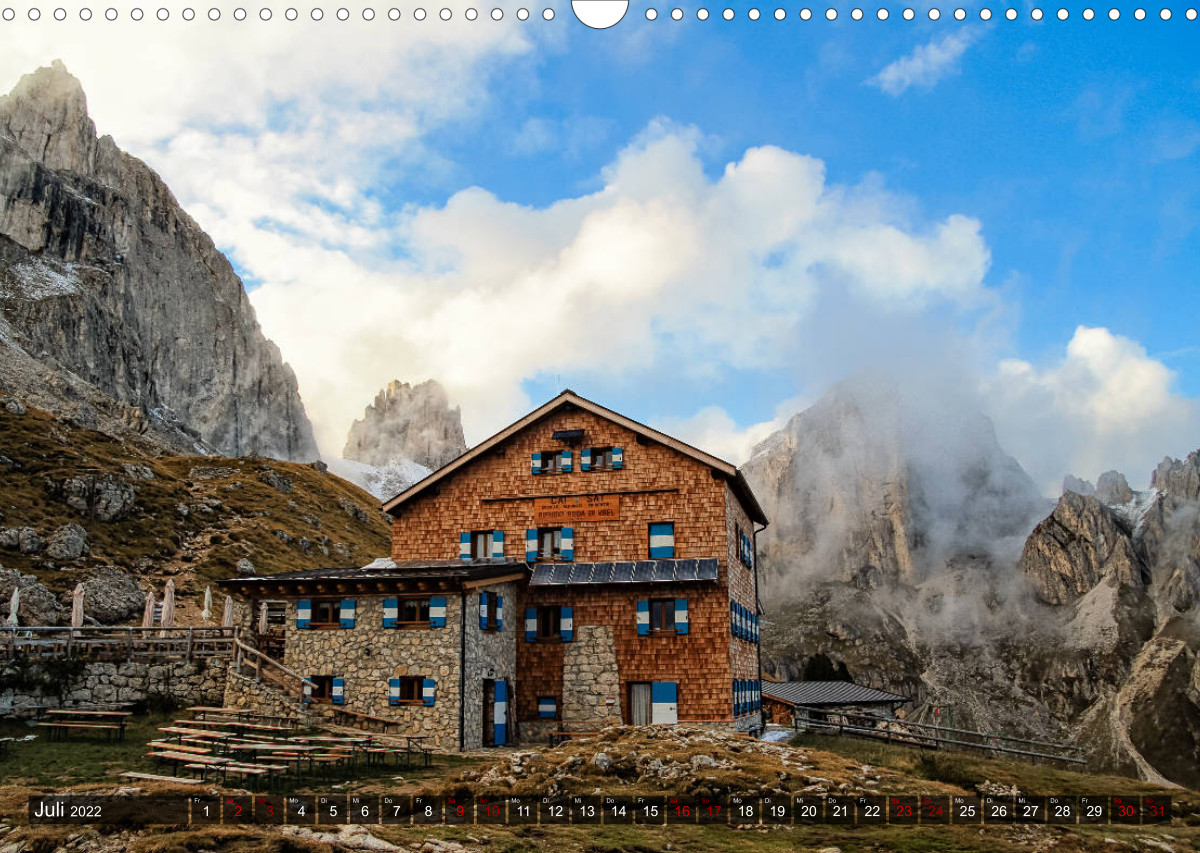 Hüttenzauber: Berghütten in den Alpen - CALVENDO