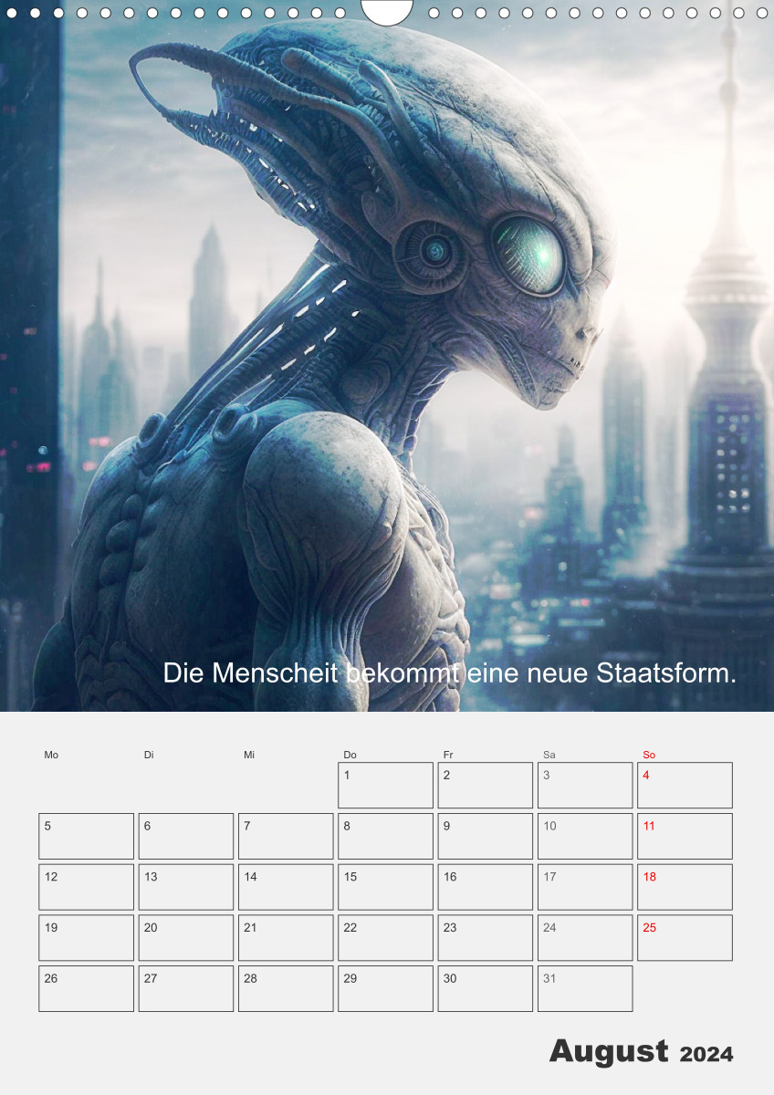 Aliens sind gelandet. Wie könnte diese Zukunftsvision für uns Menschen ...